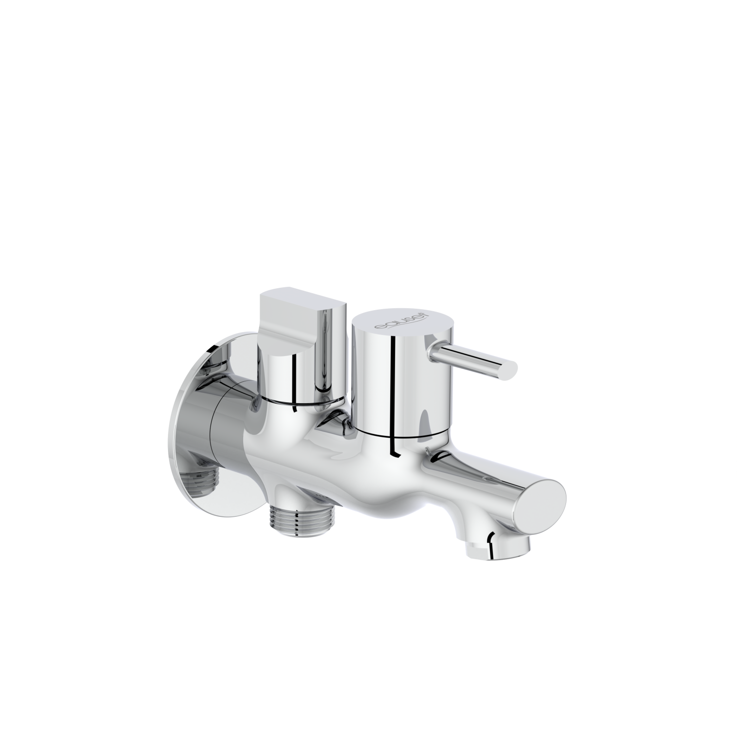 Two-Way Bib Cock with wall Flange – Eauset-Luxury Faucets