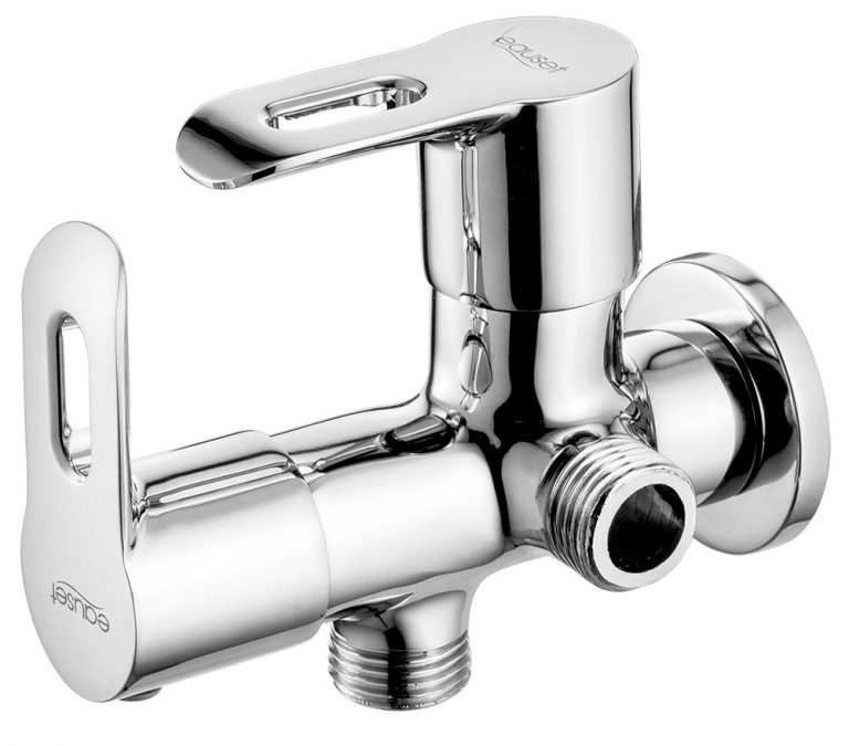 2 Way Angle Valve with Wall Flange – Eauset-Luxury Faucets