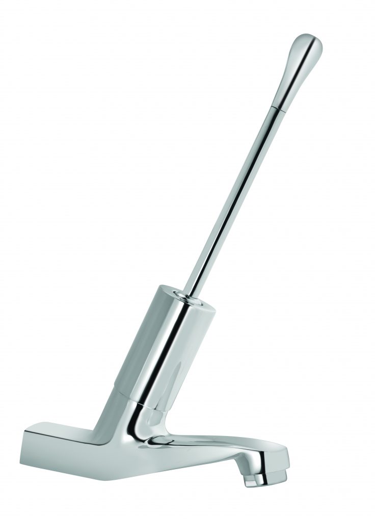 Elbow Operated Self Closing Bib Cock with Flange – Eauset-Luxury Faucets