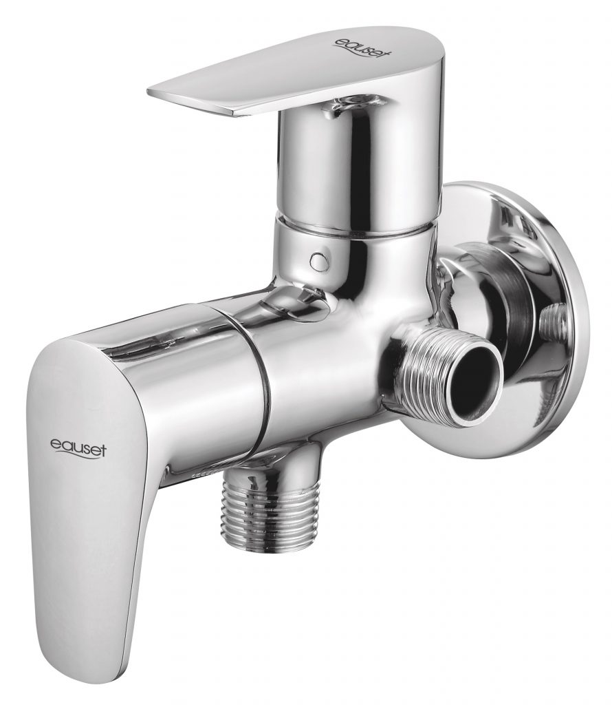2 Way Angle Valve with Wall Flange – Eauset-Luxury Faucets